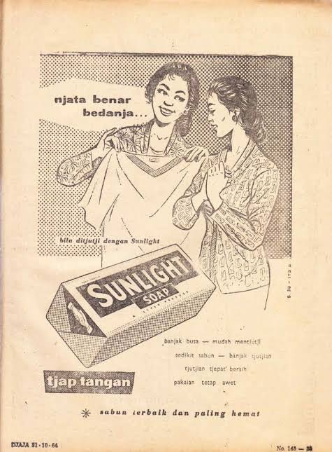 Uniknya Iklan 'Jadul' Sabun Cuci Sunlight di Masa Perang, Gambar ...