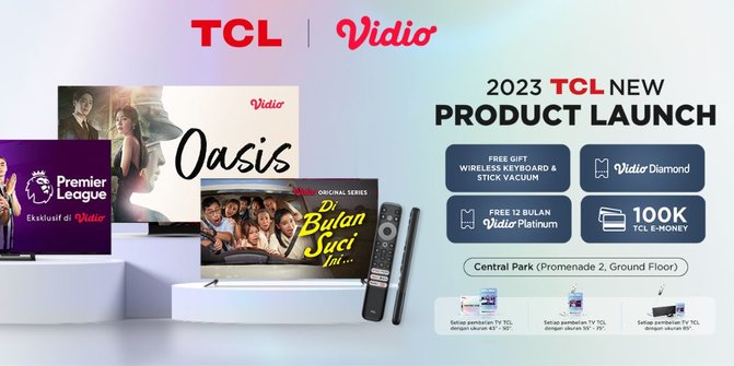 TCL Luncurkan TV dengan App Button Vidio, Berikan Keluarga Indonesia ...