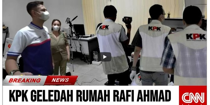 KPK Geledah Rumah Raffi Ahmad Terkait Kasus Pencucian Uang Rafael Alun? Cek Faktanya | merdeka.com