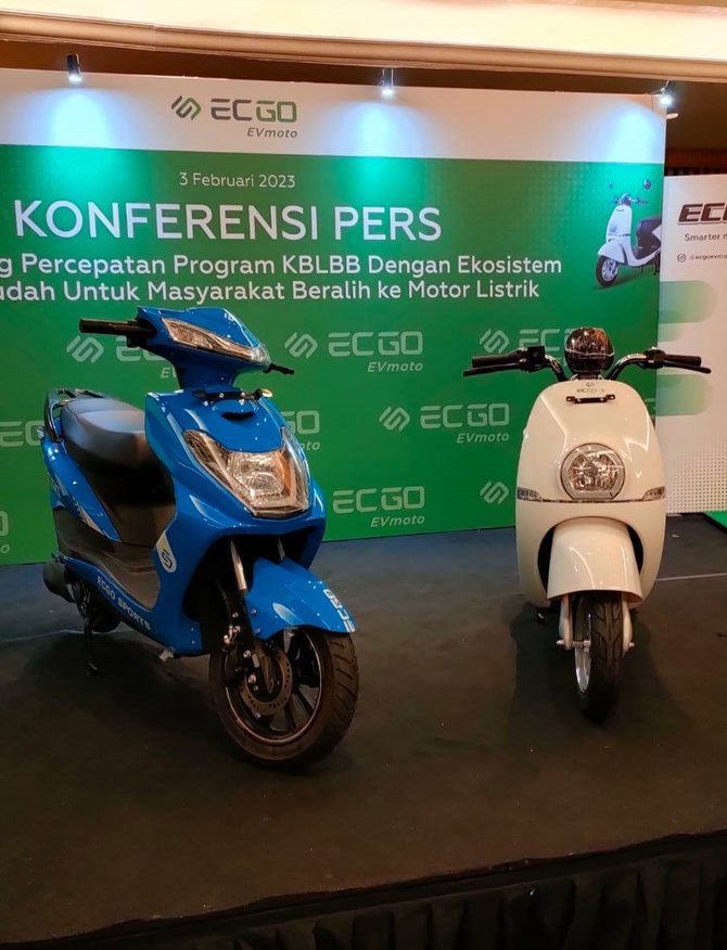 Bukan Program Pemerintah, ECGO EV Moto Berikan Komunitas Ojol Diskon Rp 7 Juta | merdeka.com