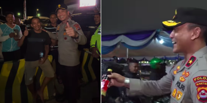 Jenderal Bintang 1 Polri Turun ke Jalan Pantau Mudik, Tulis Pantun ...
