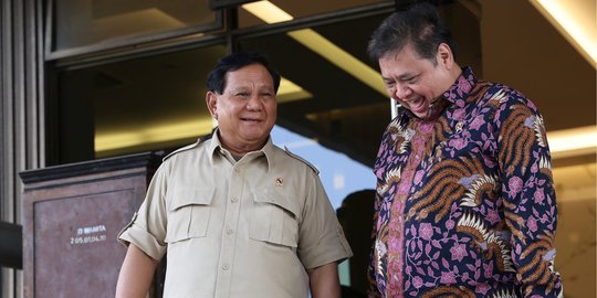 Prabowo Bertemu Elite Golkar Diduga Bahas Airlangga Jadi Cawapres