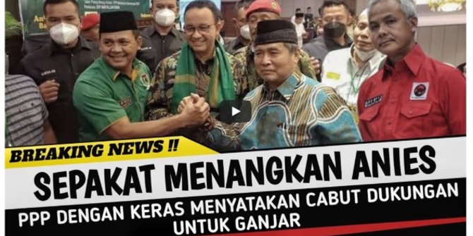 Video Sebut PPP Cabut Dukungan untuk Ganjar? Cek Faktanya | merdeka.com