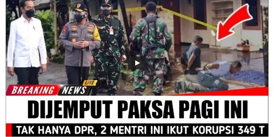 CEK FAKTA: Hoaks Video Sebut 2 Menteri Terlibat Korupsi Rp349 Triliun