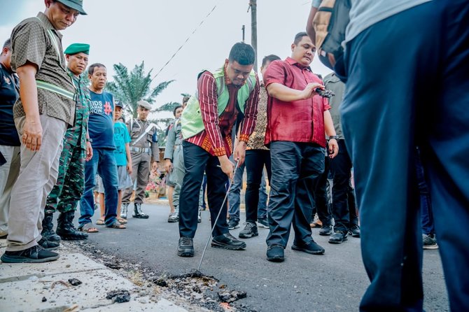 Temukan Pengaspalan Jalan Asal-asalan, Bobby Nasution Minta Dikorek ...