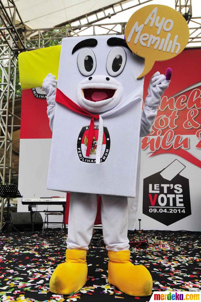Foto : KPU luncurkan maskot dan jingle Pemilu 2014| merdeka.com Foto : KPU luncurkan maskot dan jingle Pemilu 2014| merdeka.com