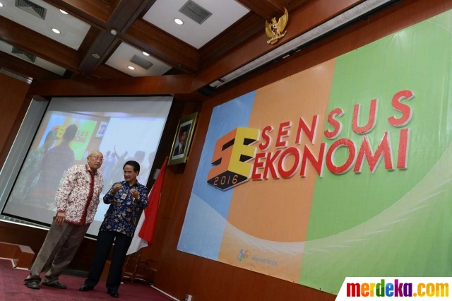 Foto : Badan Pusat Statistik luncurkan logo Sensus Ekonomi 2016 ...