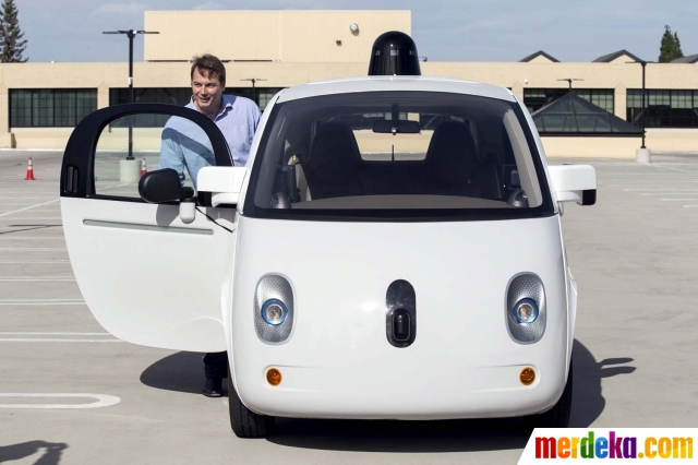 Foto : Ini wujud mungil mobil pintar Google | merdeka.com
