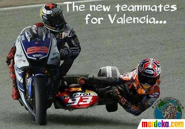 Memes Rossi Nembak Marquez