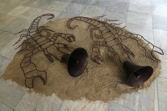 Melihat pameran seni instalasi & lukisan Hanafi di Galeri Nasional