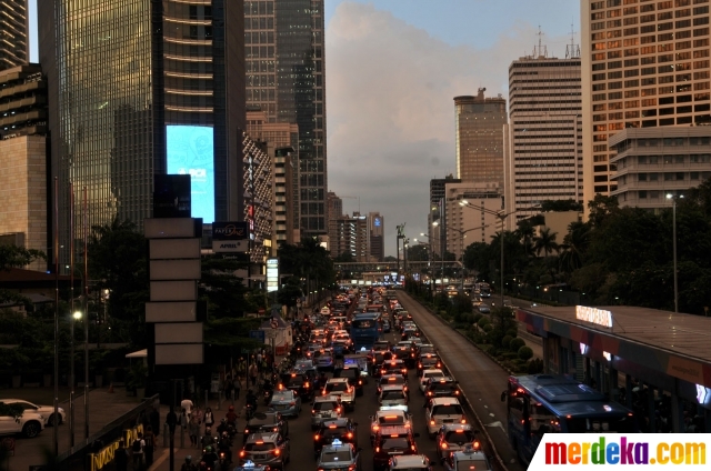 Foto : Potret suram lalu lintas Jakarta sebagai kota termacet ke-17 ...