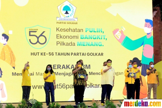 Foto : Rangkaian HUT ke-56 Partai Golkar | merdeka.com