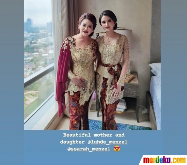 Foto : 7 Potret Sarah Menzel Kekasih Azriel di Nikahan Atta-Aurel ...