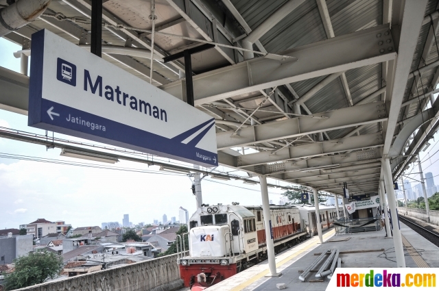 Foto : Progres Pembangunan Stasiun Matraman | merdeka.com