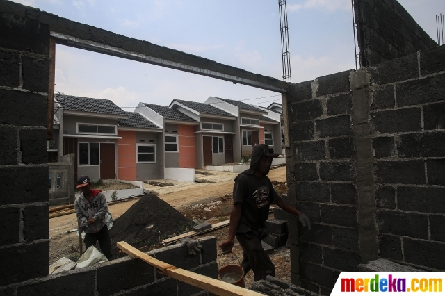 Foto : Pembangunan Rumah Bersubsidi untuk Masyarakat Berpenghasilan Rendah | merdeka.com