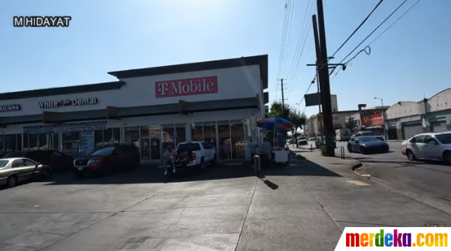 Foto : Potret Unik Kuliner di Pinggir Jalan Los Angeles, Ada Minuman Es ...