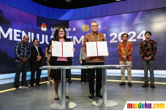 Foto : Emtek dan KPU Kerja Sama Sosialisasi Pemilu 2024 | merdeka.com