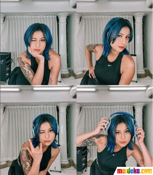 Foto : 6 Potret Terbaru Awkarin dengan Gaya Rambut Baru, Makin Keren ...