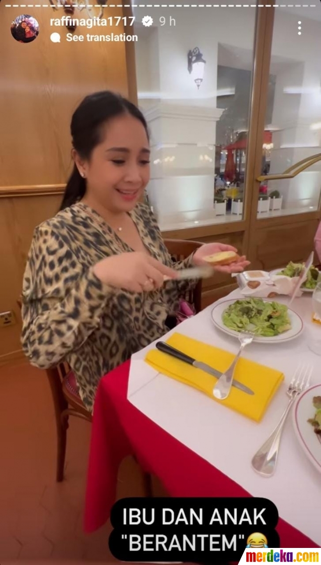 Foto : Cantik dan Elegan, Ini Potret Nagita Slavina Pakai Baju Motif Leopard saat di Qatar ...