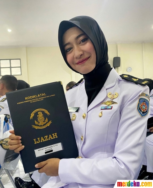 Foto : Ingat Serka Welny Septiana TNI AL Berwajah Glowing? Ternyata ...