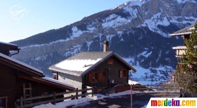 Foto : Intip Keindahan Desa Albinen di Swiss, Pemandangan Cantik ...