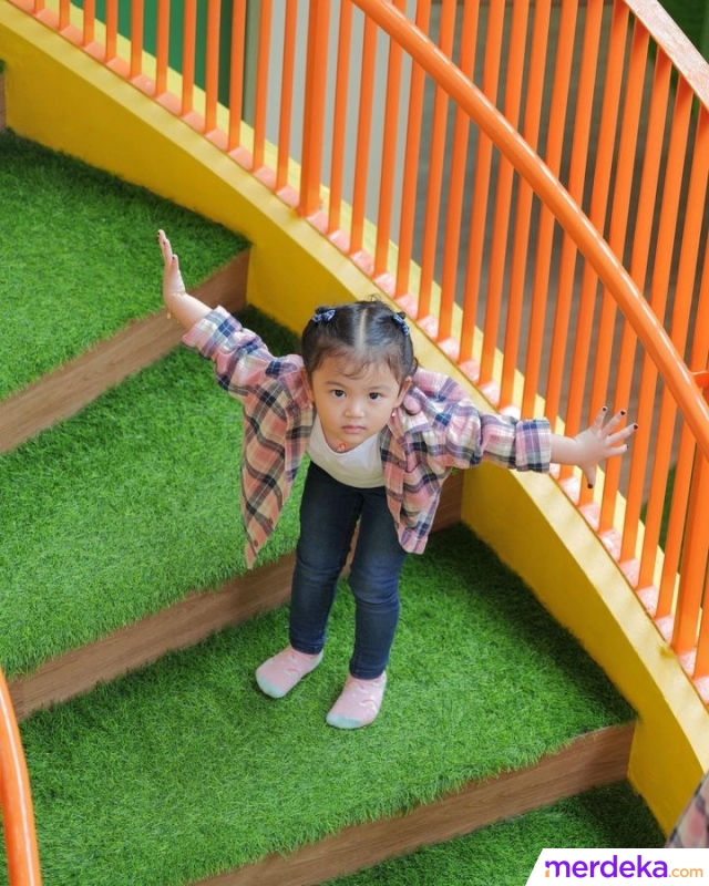 Foto : 6 Potret Lucu Thania Anak Ruben Onsu Sudah Bisa Pose di Depan ...