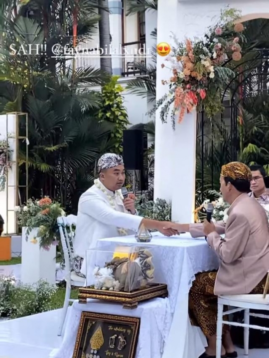 Usung Tema Adat Jawa, Intip Momen Pernikahan Fay Nabila dan Rama Restu