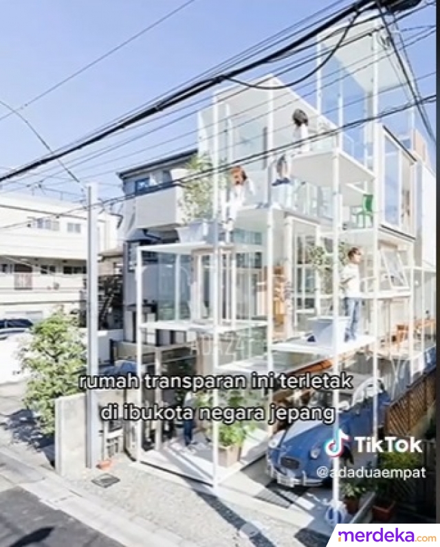 Foto : Mengintip Rumah Terunik Dunia Ada di Tokyo, Semua Desainnya Serba Tembus Pandang ...