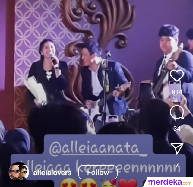 Foto : Cantiknya Alleia Anak Ariel di Hari Kelulusan, Nyanyi sama Sang ...