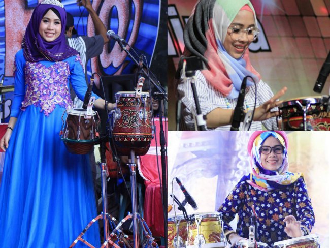 Mutik Nida, Si Ratu Kendang yang cantiknya bikin gagal fokus