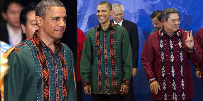 Penampilan Sederet Tokoh Hingga Artis Dunia Ini Saat Kenakan Batik Khas ...