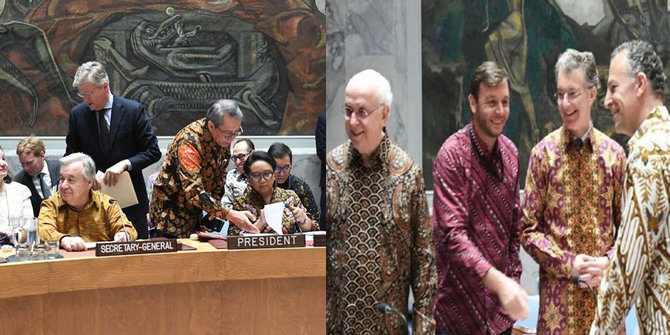 Penampilan Sederet Tokoh Hingga Artis Dunia Ini Saat Kenakan Batik Khas ...