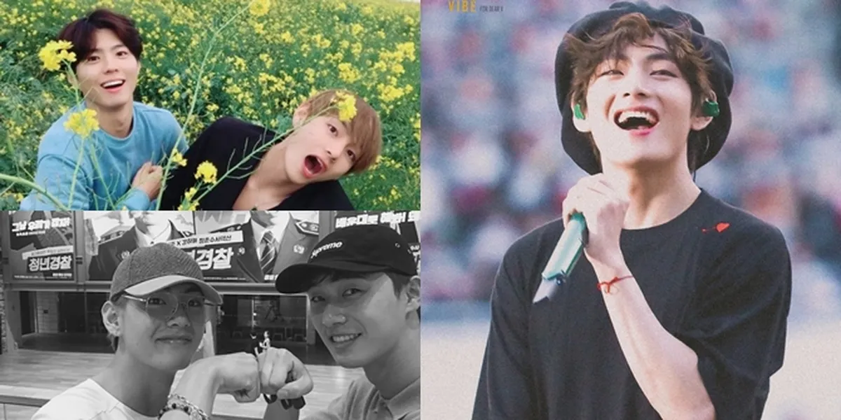 6 Bintang Korea Sahabat Dekat V BTS yang Kerap Habiskan Waktu Bersama ...
