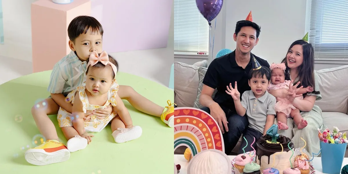7 Potret 2 Anak Tasya Kamila yang Wajahnya Plek Ketiplek, Berharap si Bungsu Nggak Ikutan Suka ...