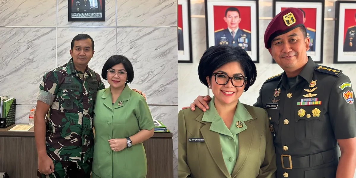 7 Potret Joy Tobing Setelah Menikah dengan Anggota TNI, Setia Dampingi - Cocok Pakai Seragam ...