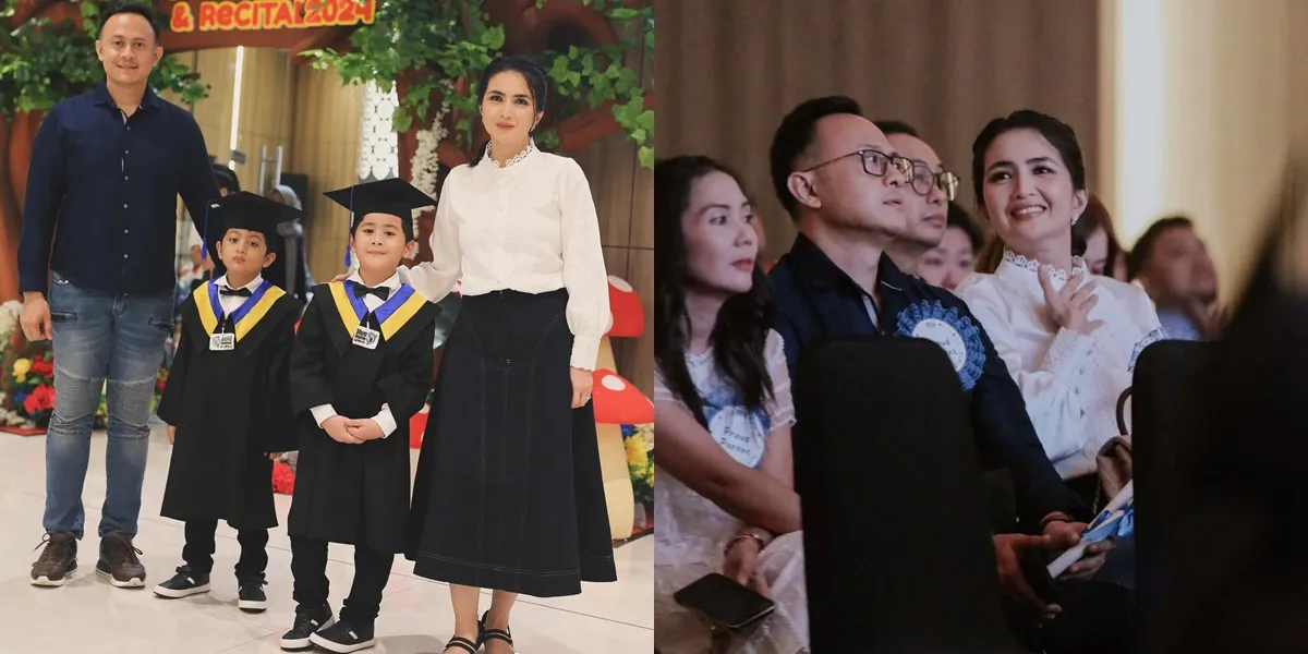 7 Potret Kadek Devi Hadir di Wisuda Anak Kembarnya, Penampilan Elegan ...