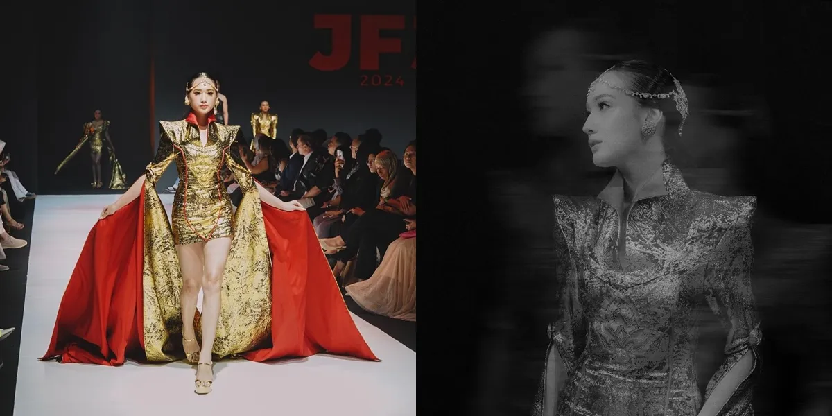 7 Potret Laura Moane Catwalk di JF3, Tampil Elegan - Disebut Wanita ...
