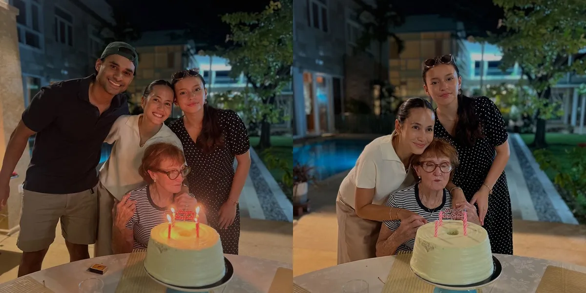 7 Potret Pevita Pearce Rayakan Ultah sang Nenek Bareng Suami dan Adik yang Makin Cantik ...