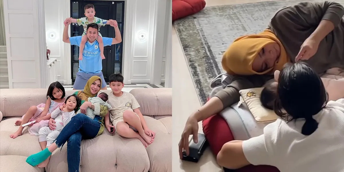 7 Potret Rieta Amilia Momong Baby Lily, Anak yang Diduga Diadopsi Raffi Ahmad dan Nagita Slavina ...