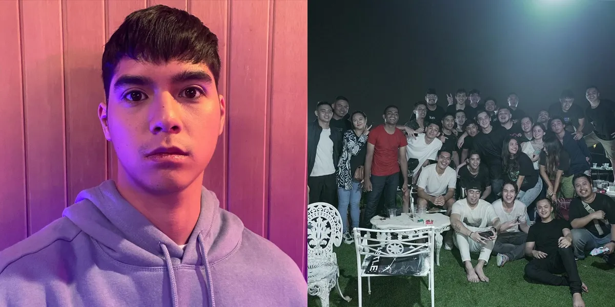 7 Potret Surprise Ultah Al Ghazali, Nyebur Kolam Tengah Malam - El Rumi ...