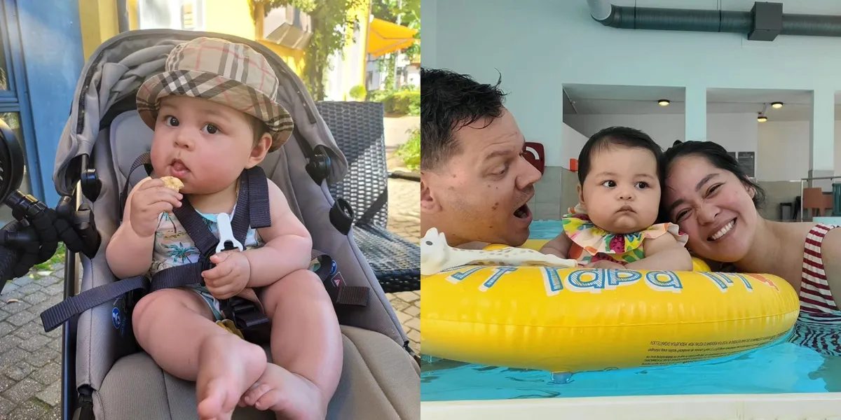 7 Potret Terbaru Nova Anak Gracia Indri yang Makin Gemoy, Lucu Banget Saat Renang - KapanLagi.com