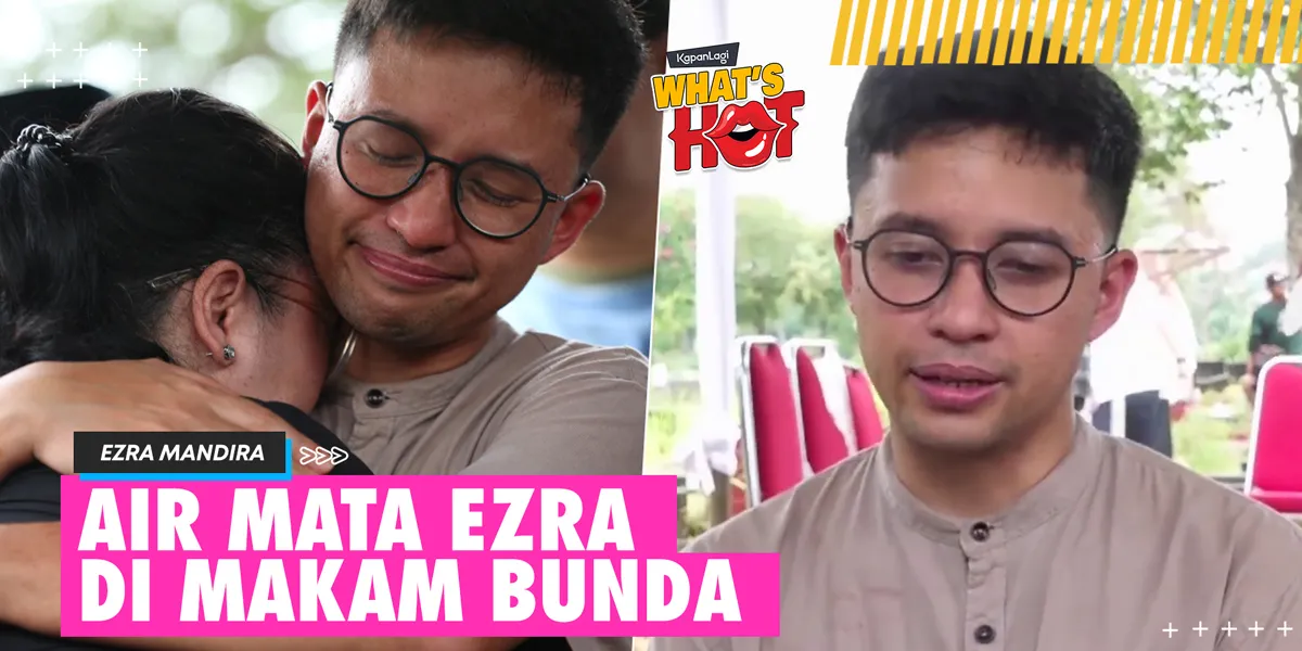 Air Mata Ezra Mandira Di Pemakaman Dina Mariana: Bunda Berpulangnya Cepet Banget - KapanLagi.com
