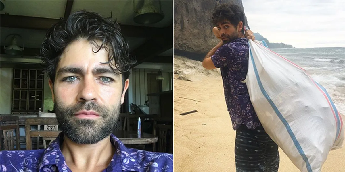 Aktor Ganteng Hollywood Adrian Grenier Mendadak Viral Usai Bersihkan Sampah di Pantai Bali ...