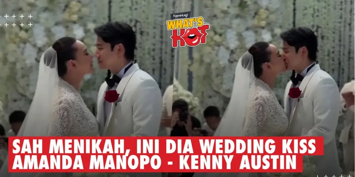 Amanda Manopo & Kenny Austin Resmi Menikah, Langsung Berbagi Wedding Kiss Romantis - KapanLagi.com