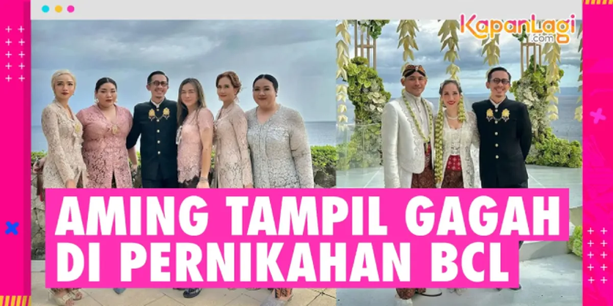 Aming Tampil Gagah di Pernikahan BCL dan Tiko Aryawardhana - Netizen: Ganteng Gini Kang ...
