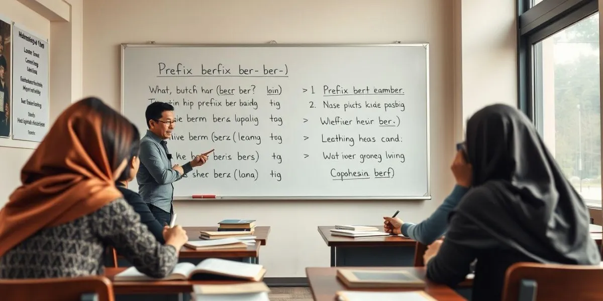Awalan Ber- Berfungsi untuk Membentuk Kata Sifat atau Kata Kerja dalam ...