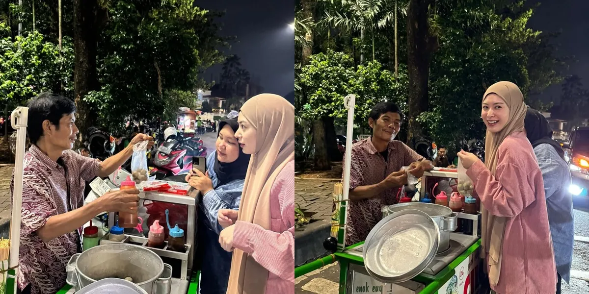 Ayana Moon Asyik Jajan Cilok untuk Buka Puasa, Momen Seru Sebelum Tarawih - KapanLagi.com