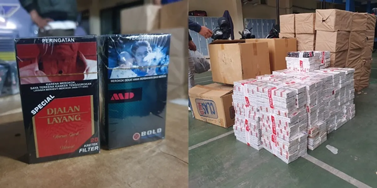 Bea Cukai Malang Bongkar Ratusan Ribu Batang Penimbunan Rokok Ilegal - KapanLagi.com