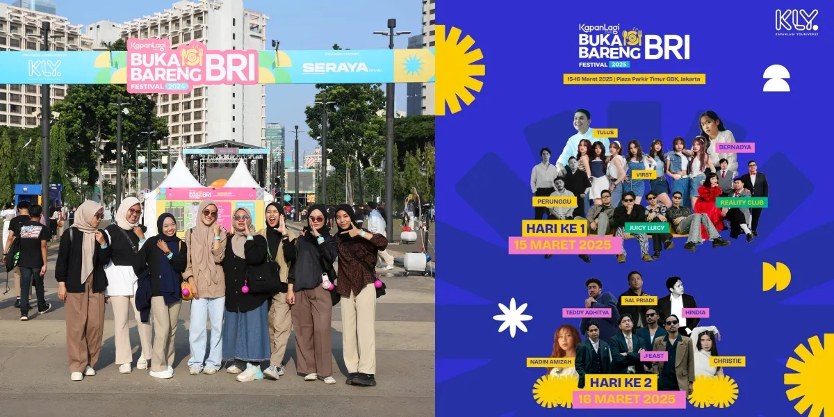 Daftar Kategori dan Harga Tiket KapanLagi Buka Bareng BRI Festival 2025, Makin Rame Makin Murah ...