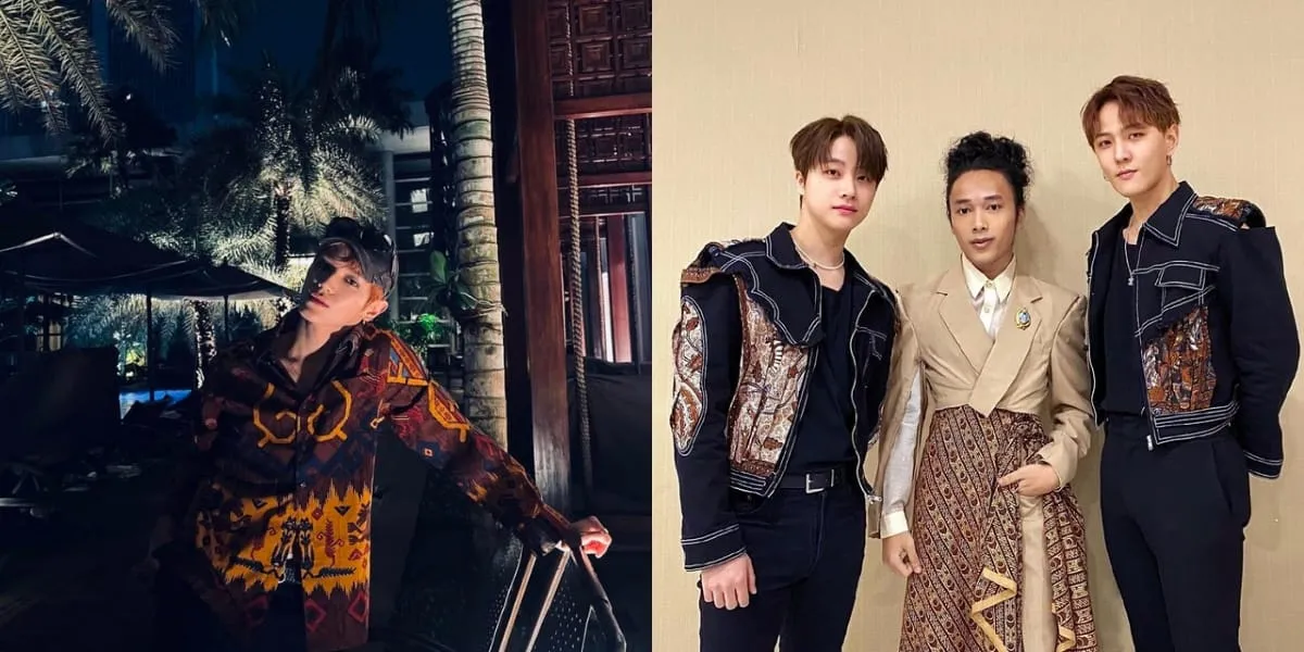 Deretan Idol Pria Tampil Tampan dan Makin Melokal Saat Kenakan Batik ...